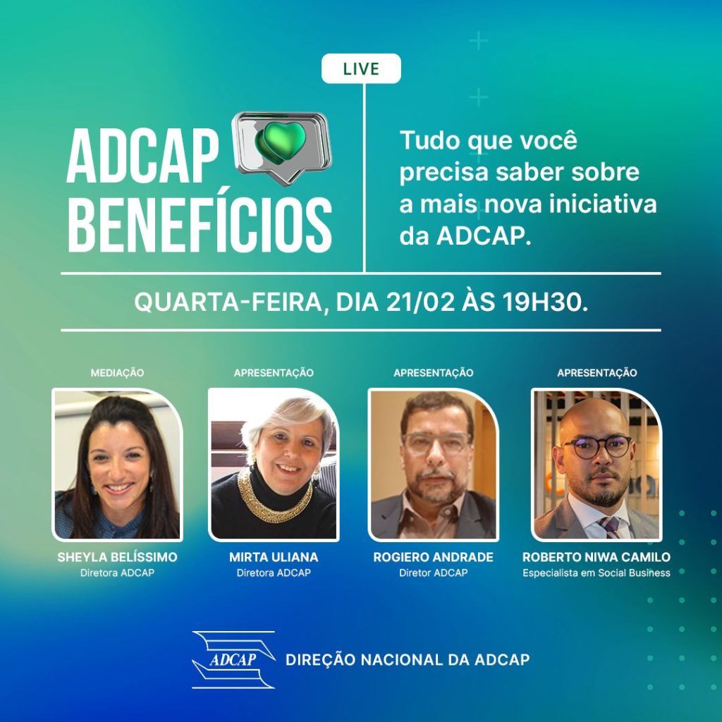 Primeira live do ano da ADCAP – ADCAP Minas